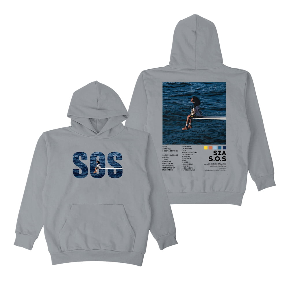 SZA SOS Tracklist Hoodies Rapper Tour Logo Merch Pullovers Women Men ...