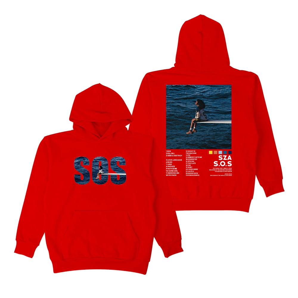 SZA SOS Tracklist Hoodies Rapper Tour Logo Merch Pullovers Women Men ...
