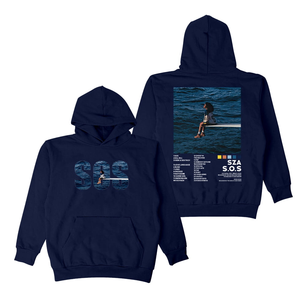 SZA SOS Tracklist Hoodies Rapper Tour Logo Merch Pullovers Women Men ...
