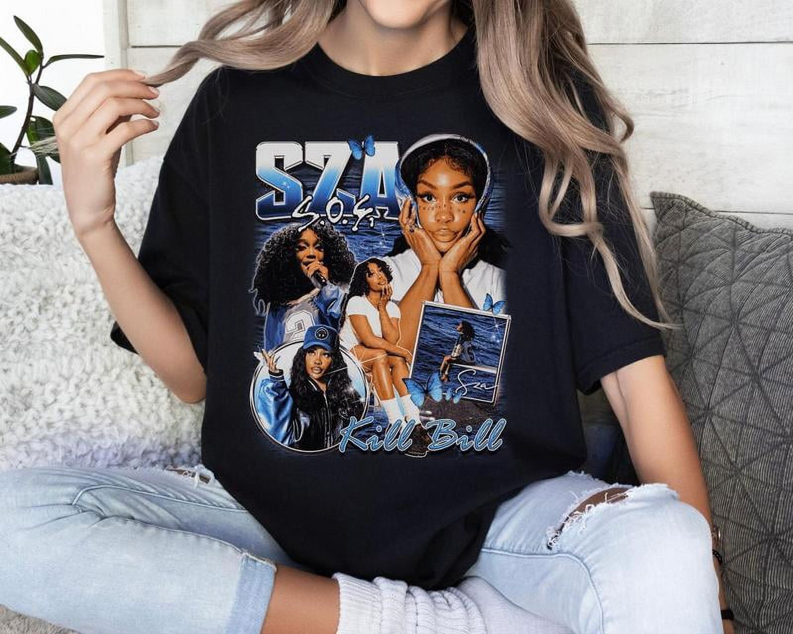 SZA . SZA Kill Bill . Gift for Sza fans. Sza SOS Merch. Sza tour Sweat ...
