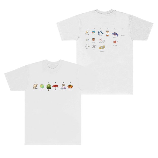 SZA Saturn T-shirts Rapper New Logo Merch Tee Women Men Fashion Casual ...