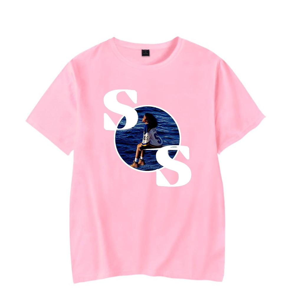 SZA T-shirt SOS Album Merch Women Men Rapper Casual Crewneck Short ...