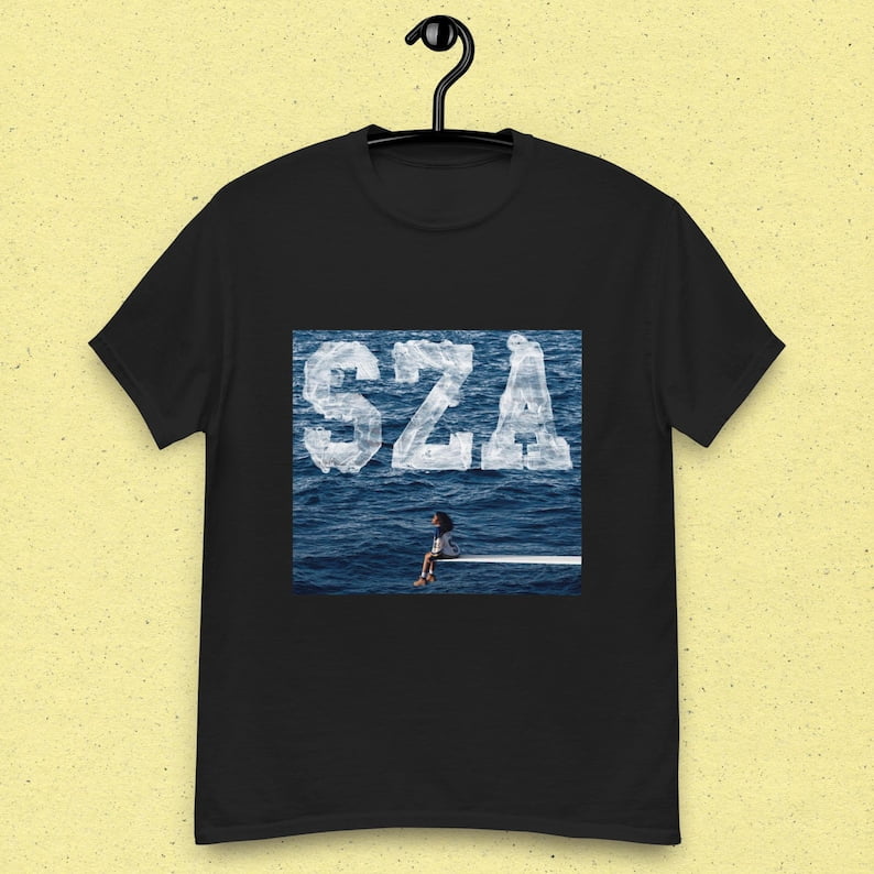SZA T-shirt, SOS album cover shirt - Walmart.com
