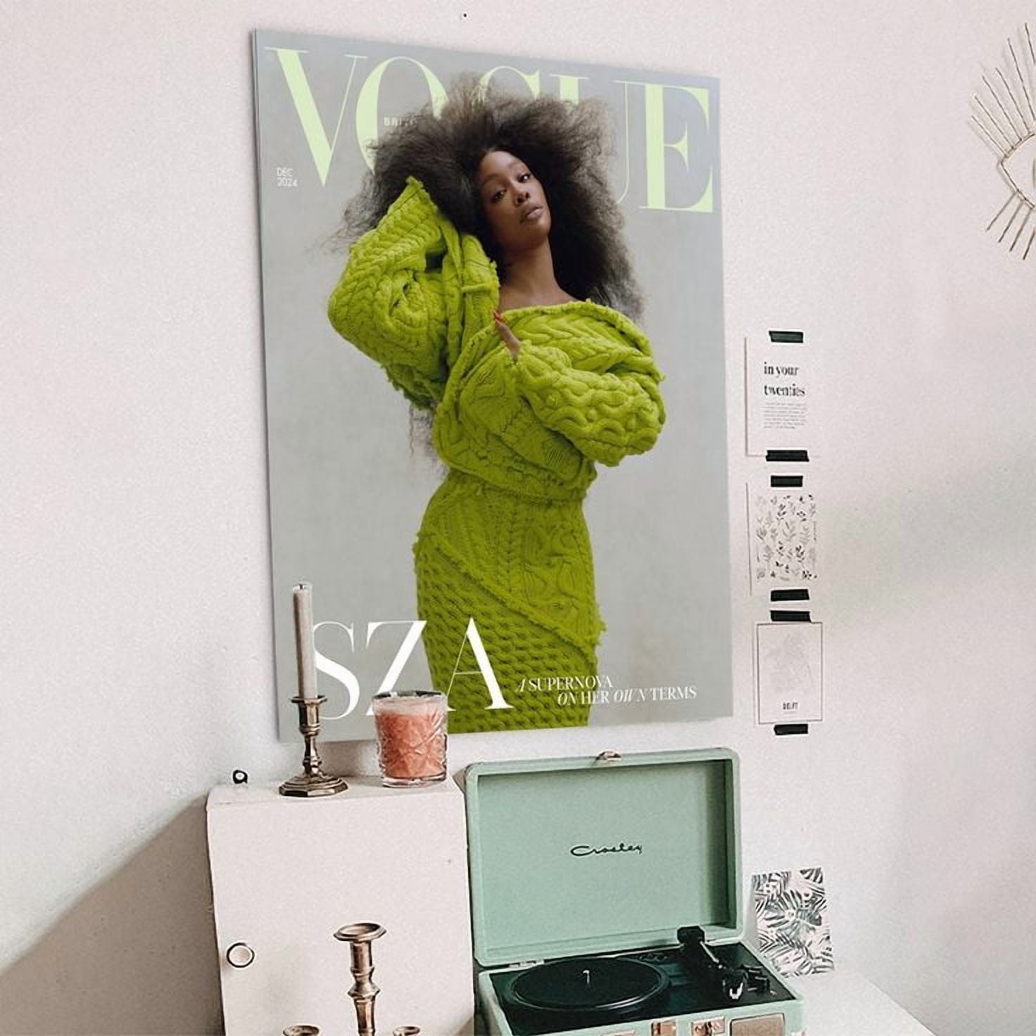 SZA Vogue 2025 Tour - Poster Unframed - Walmart.com