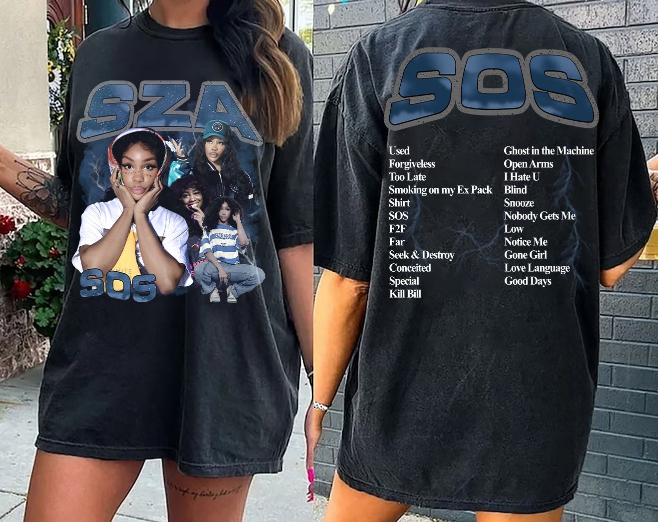 SZA sos Shirt, Sza Tour 2023 Shirt, Sza Merch, sos Album Sweatshirt ...