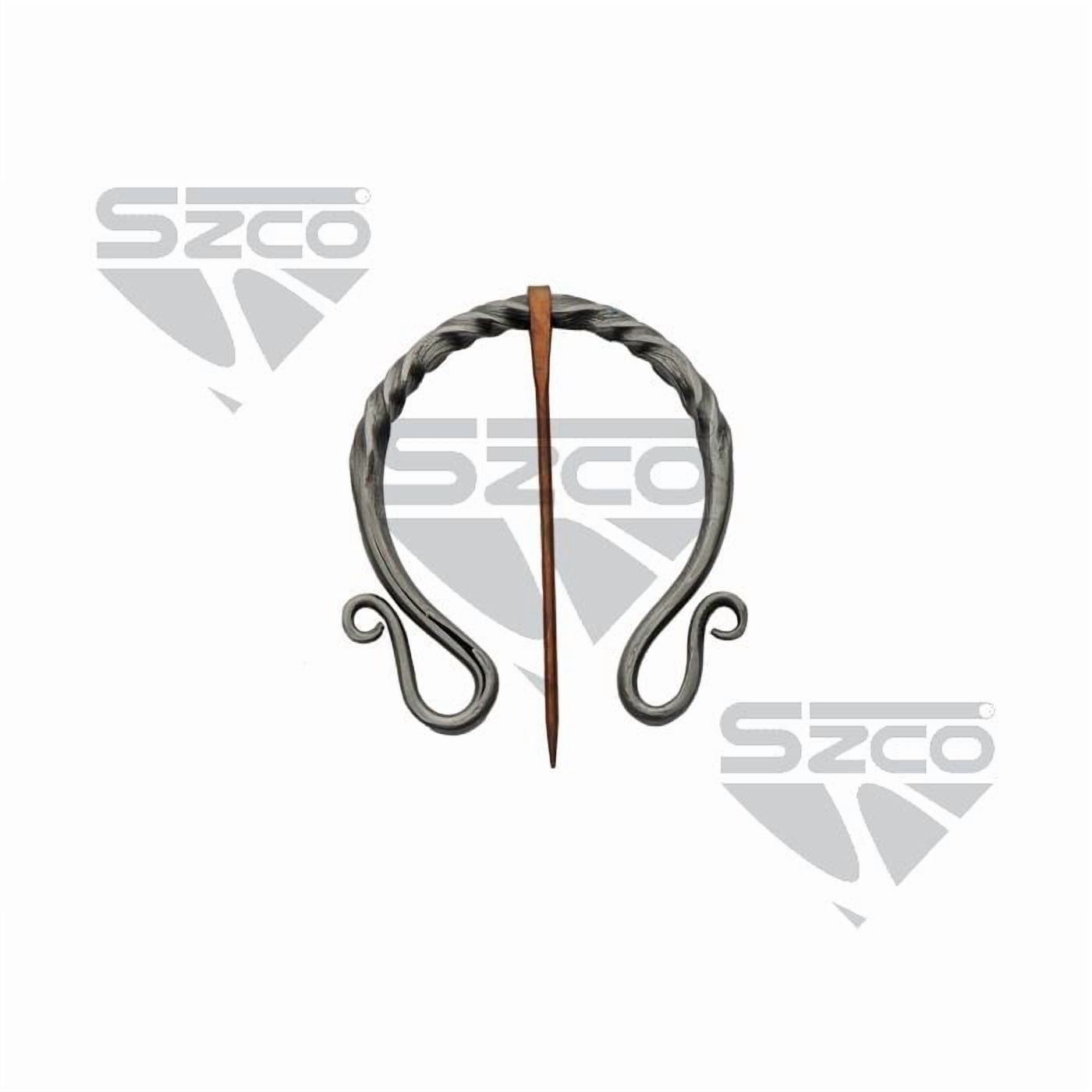SZCO 3" Medieval Copper Cloak Pin with 1045 Carbon Steel Construction ...