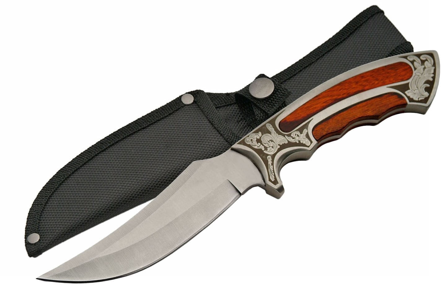 SZCO Supplies 10" Silver Gentleman Hunting Knife Stainless Steel ...
