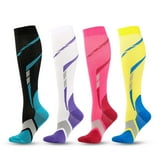 SZDUDU 4 Pairs Compression Socks for Men & Women 20-30 mmHg Circulation ...