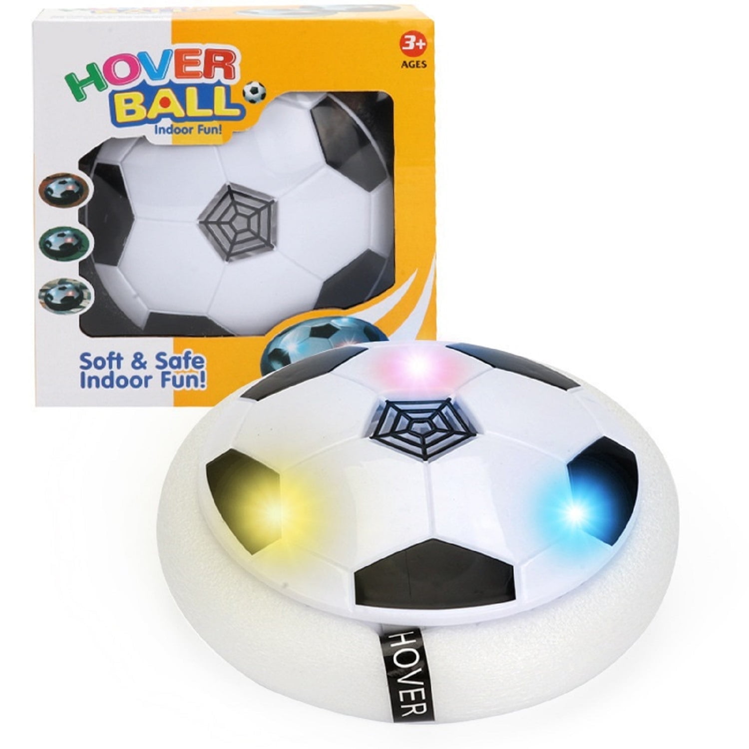 SZDUDU Hover Ball Toys for Boys 4-6, LED Soccer Ball with Foam Bumpers ...