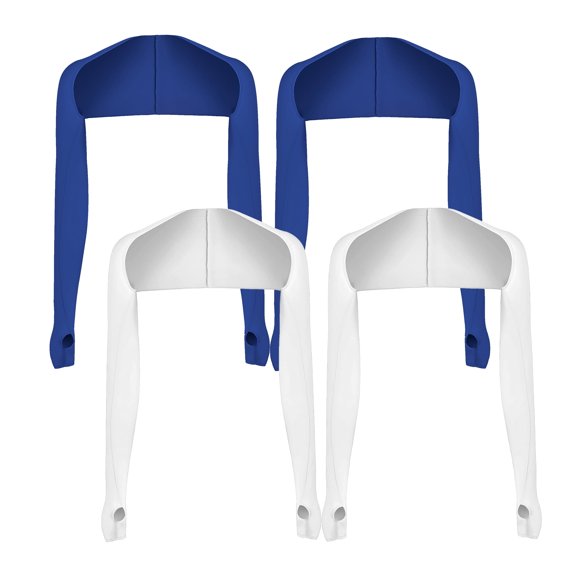 SZELAM Advanced Cooling Shawl Sports Arm Sleeves, Women, 4 Pairs ...