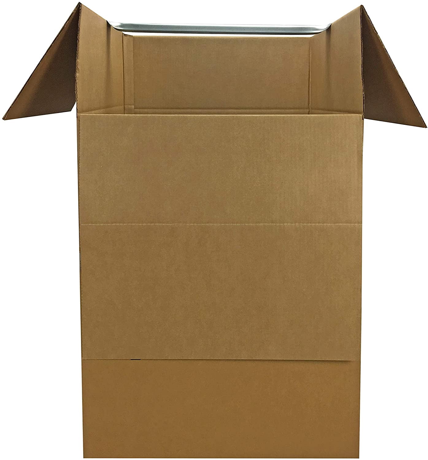 SZH 4-Pack Wardrobe Moving Boxes with Hanging Bar – Space-Saving ...