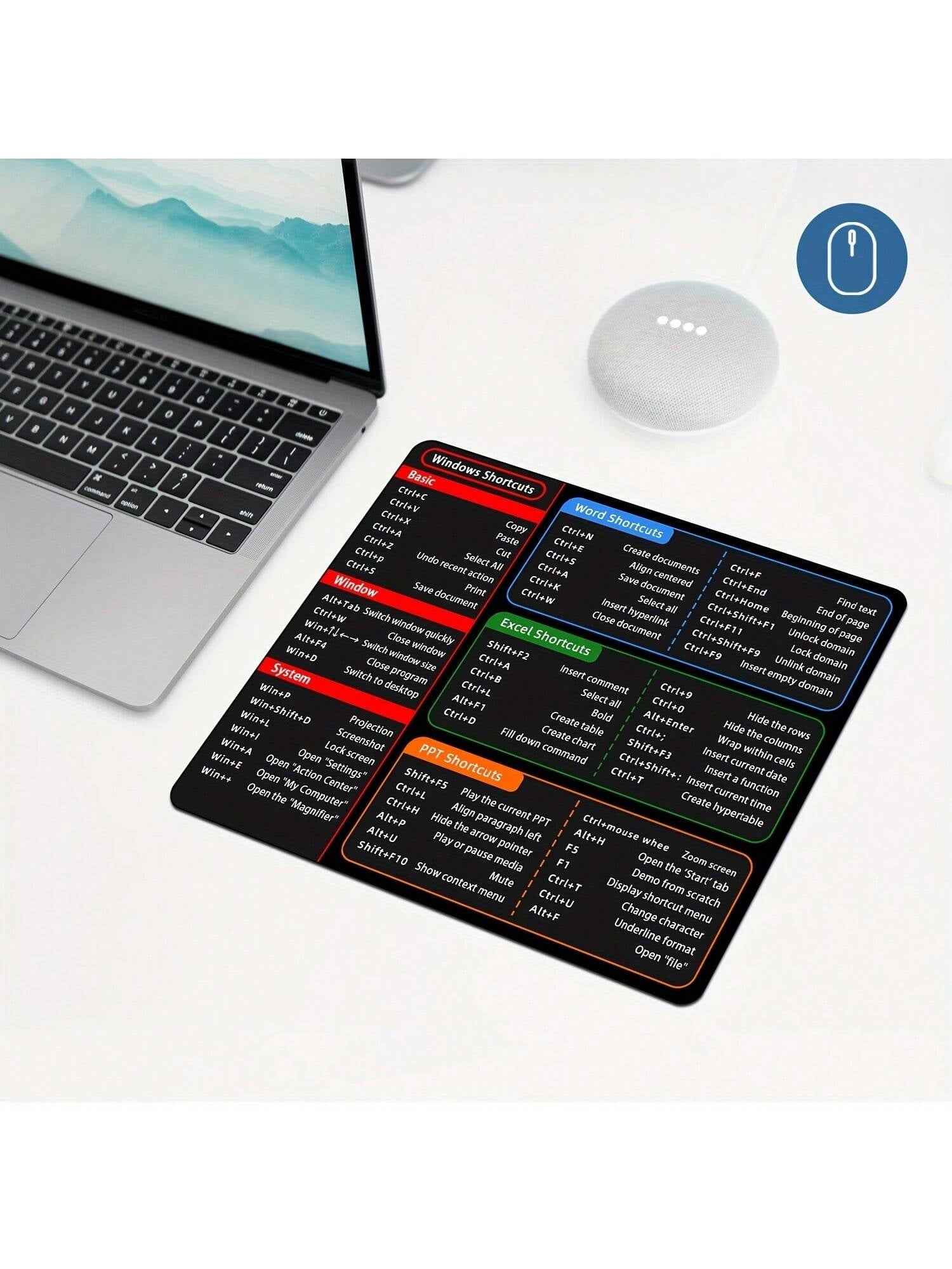 SZHCYQ Simple Windows Shortcut Mouse Pad for Office Software Word Excel ...