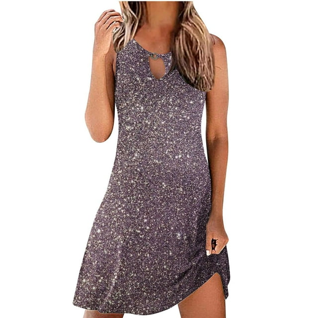 SZJXBUY Keyhole Dresses for Women 2024,Womens Summer Casual Dresses ...