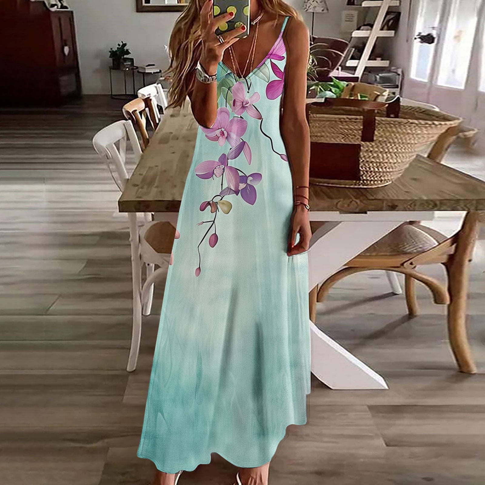 SZJXBUY Womens Long Spring Dresses 2024,Summer Dresses for Women Casual ...