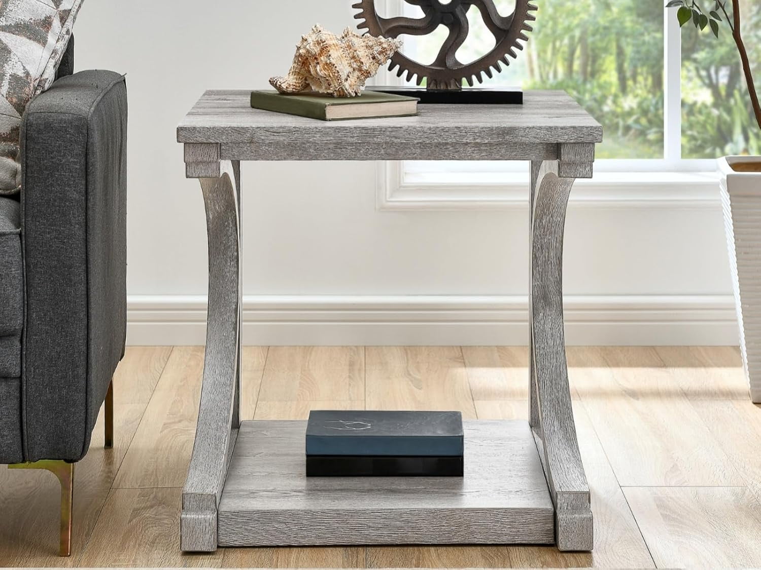 SZLIZCCC Living Room Coffee Table,Coffee Table with Storage,Small Black ...