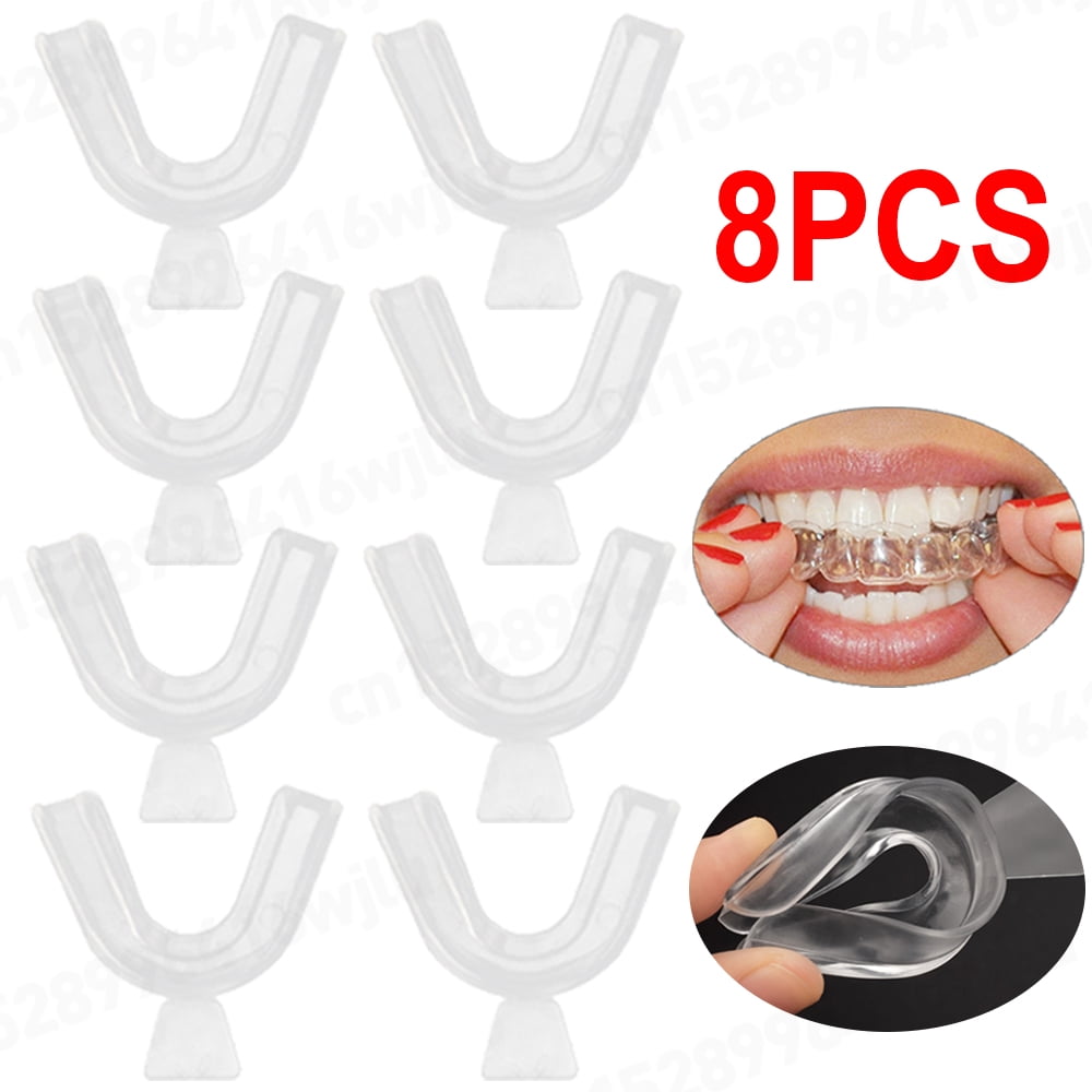 SZML 2-8PCS Anti Snoring Bruxism Sleeping Mouth Guard Tray Stop Teeth ...