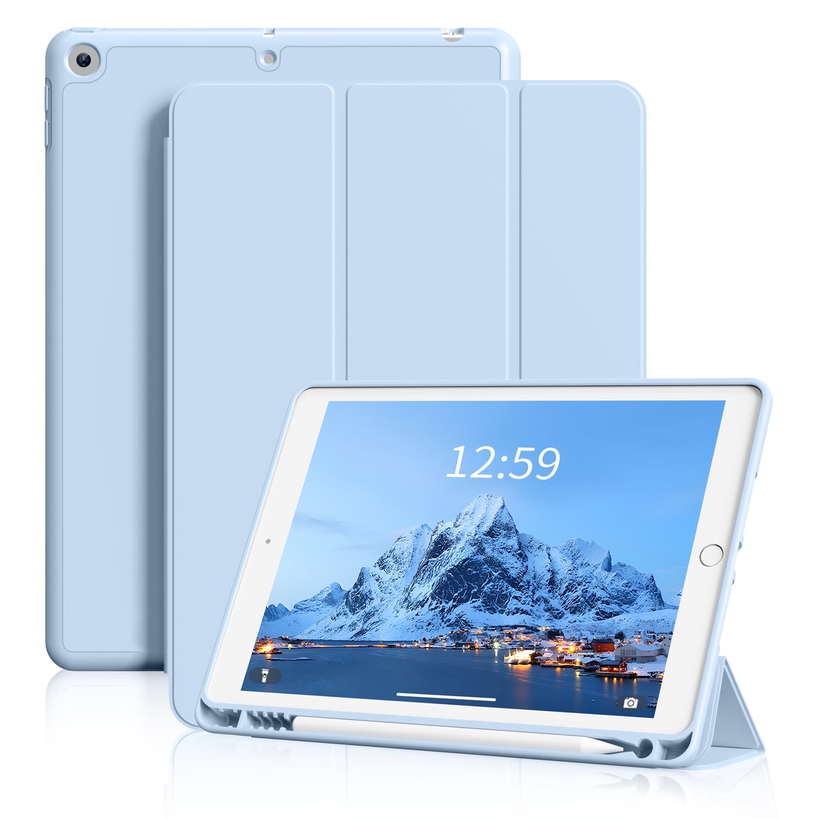 SZPSGC Case for iPad 9th/8th/7th Generation 10.2 Inch Model with Pencil ...