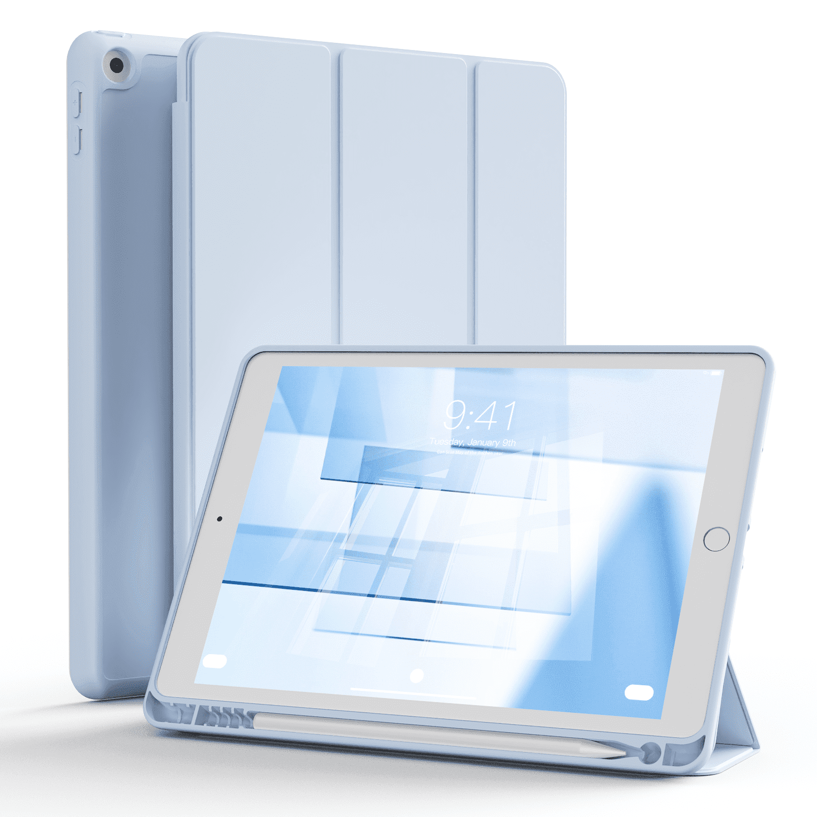 SZPSGC Case for iPad 9th/8th/7th Generation 10.2 Inch Model with Pencil ...