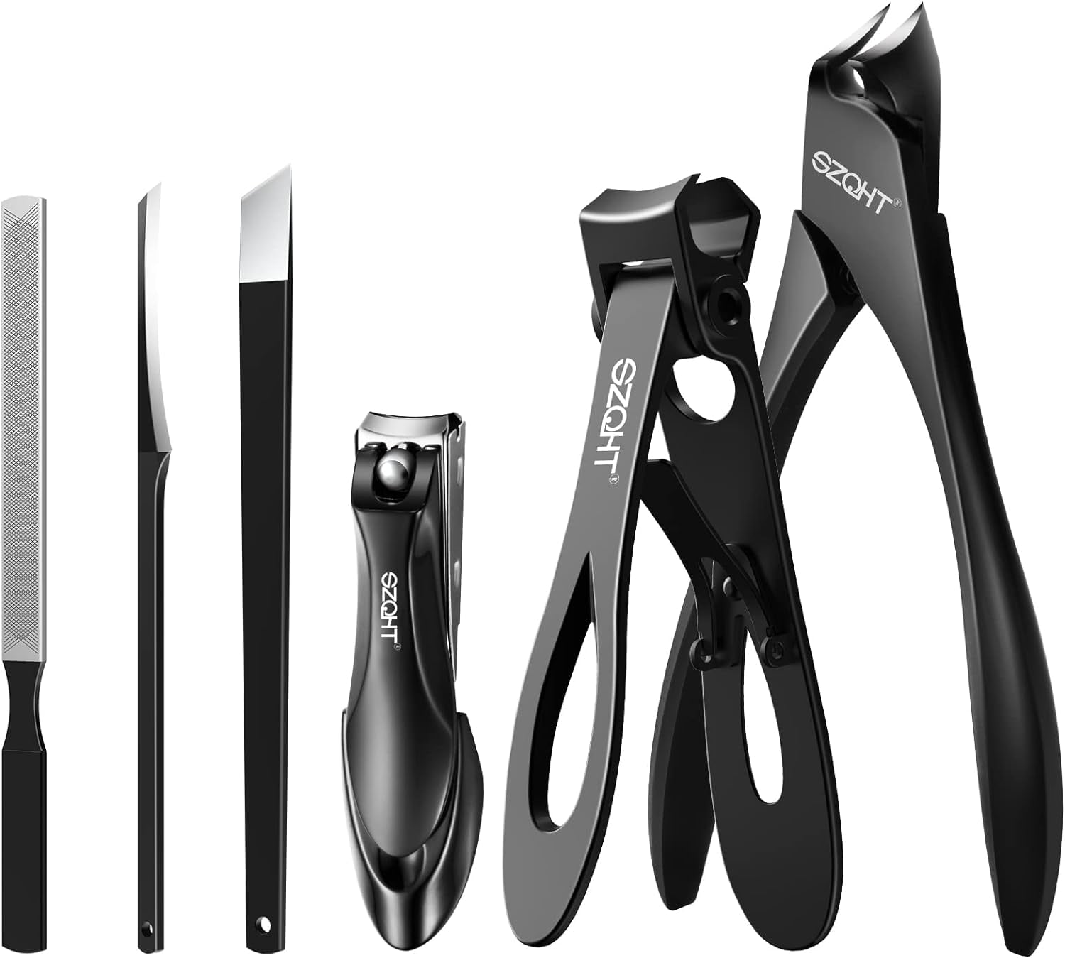 SZQHT Podiatrist Toenail Clippers Set, Professional Toe Nail Clippers ...