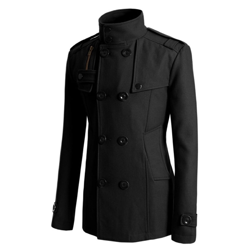 SZXZYGS Jackets for Men Fashion Winter Men'S Casual Trench Coat Fashion ...