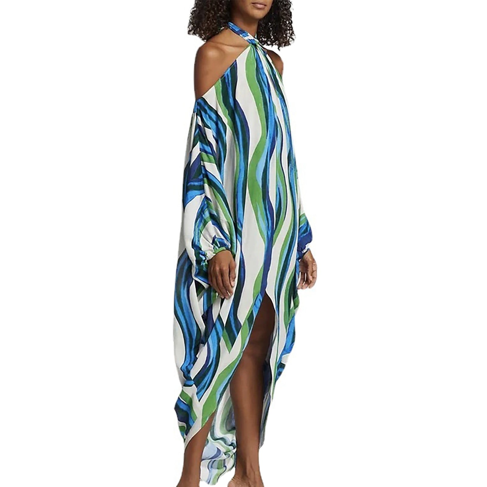 Szxzygs Plus Size Spring Dresses For Wedding Guest Womens Long Sleeve