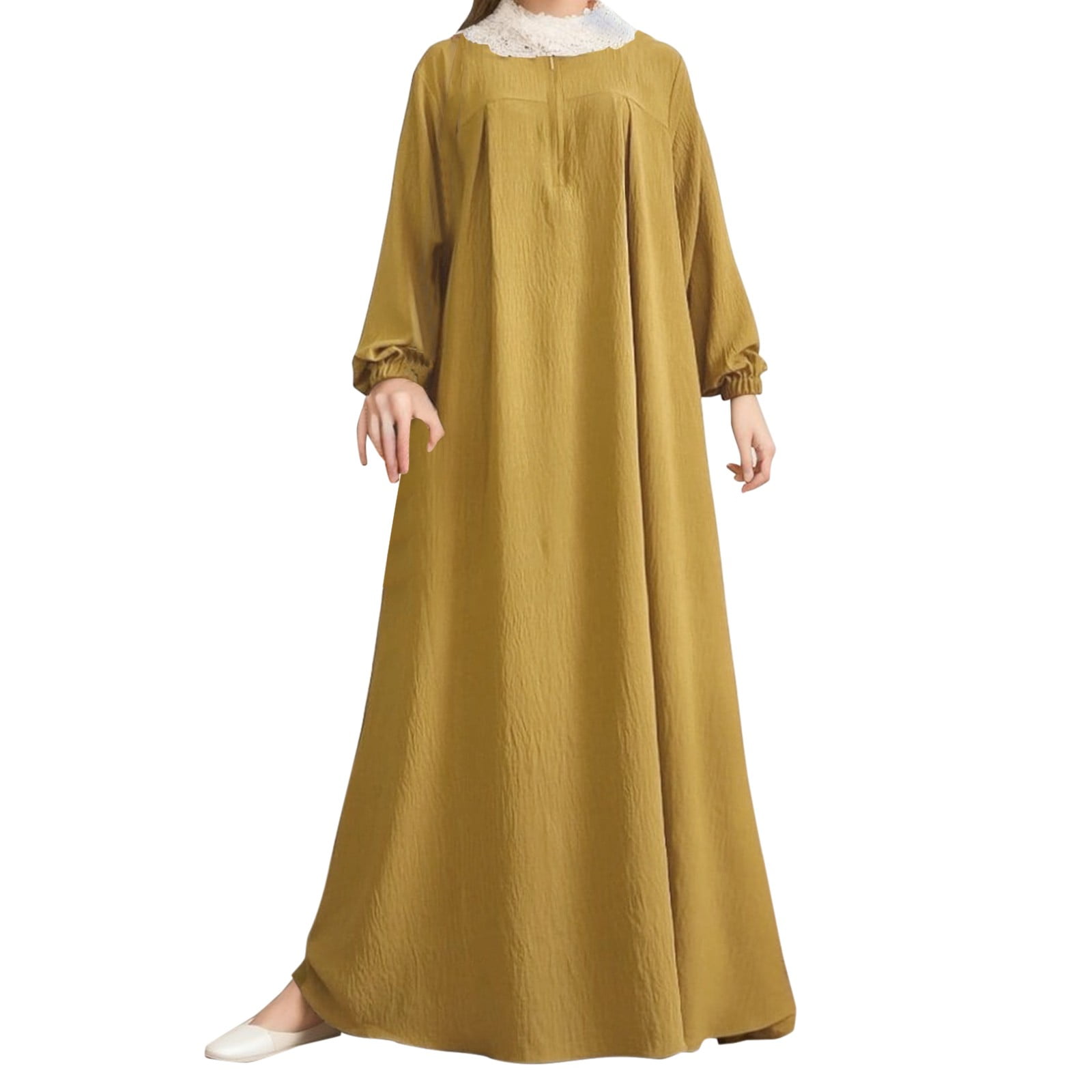 Szxzygs Plus Size Spring Dresses For Women 4x Womens Long Sleeve Dress