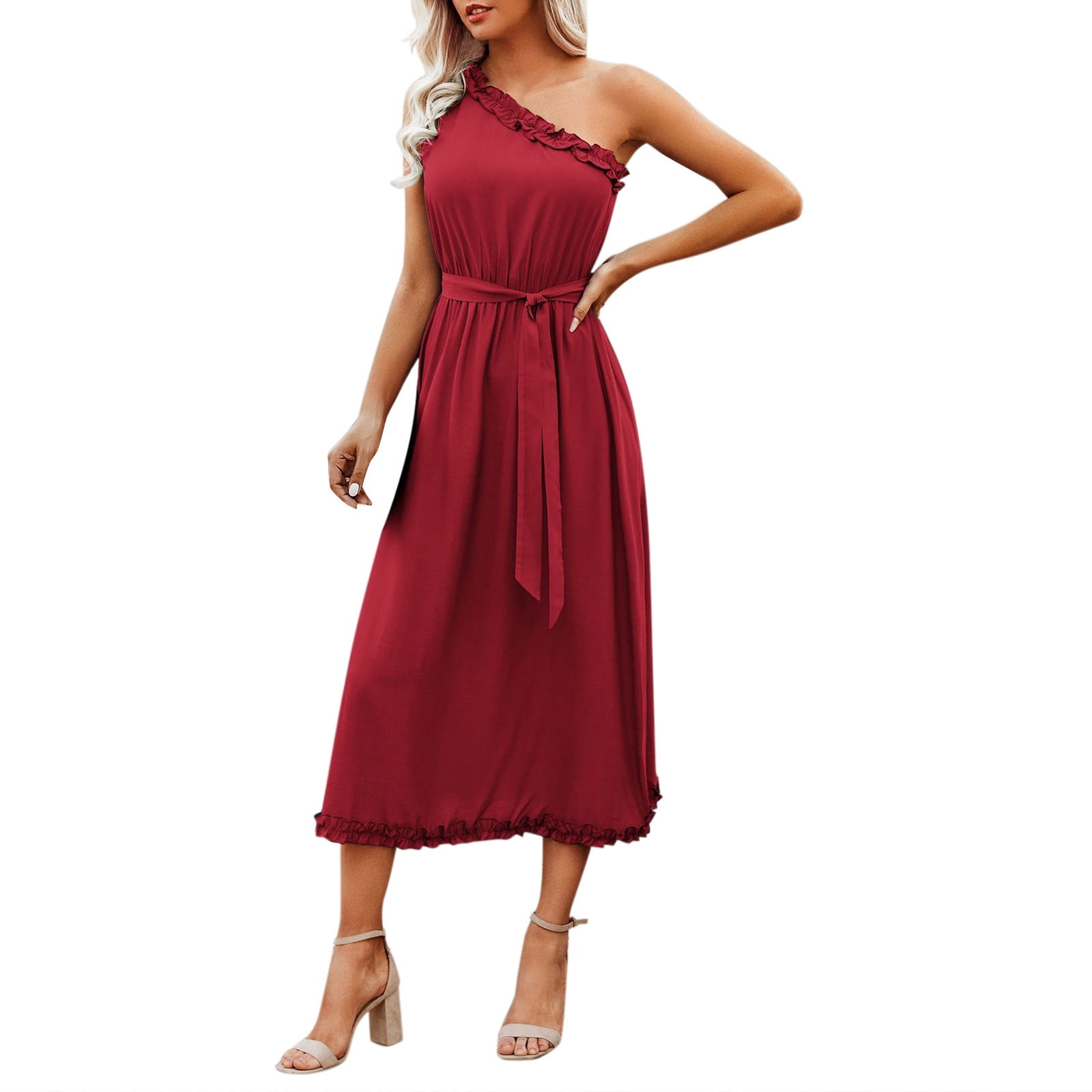 Szxzygs Spring Dresses For Women 2024 Trendy Wedding Women Summer One
