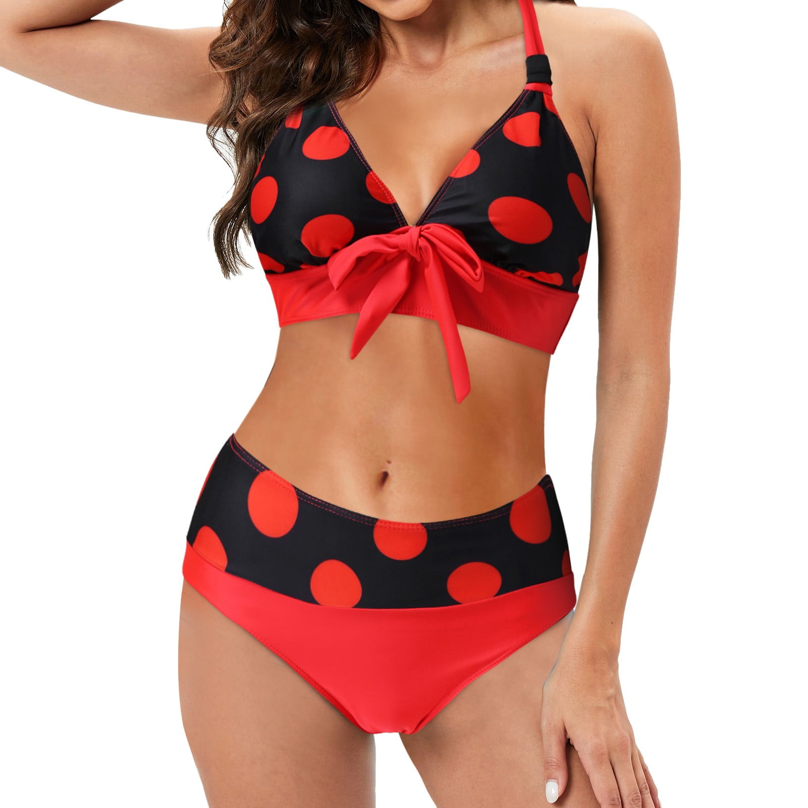Szxzygs Teen Swimsuits Women Plus Size Print Bikini Swimjupmsuit