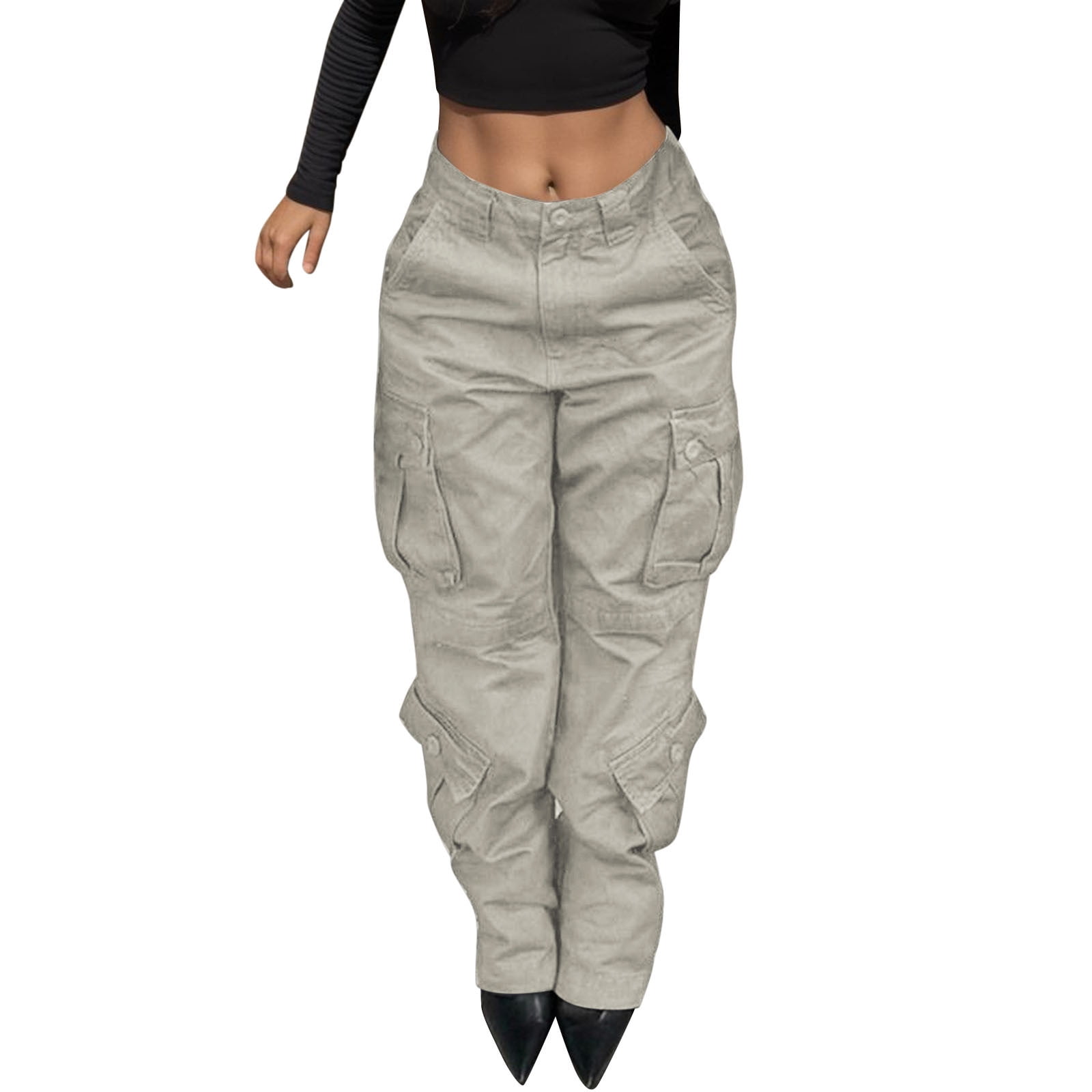 Szxzygs Womens Jeans High Waisted Skinny Plus Size Women Jeans Wide Leg