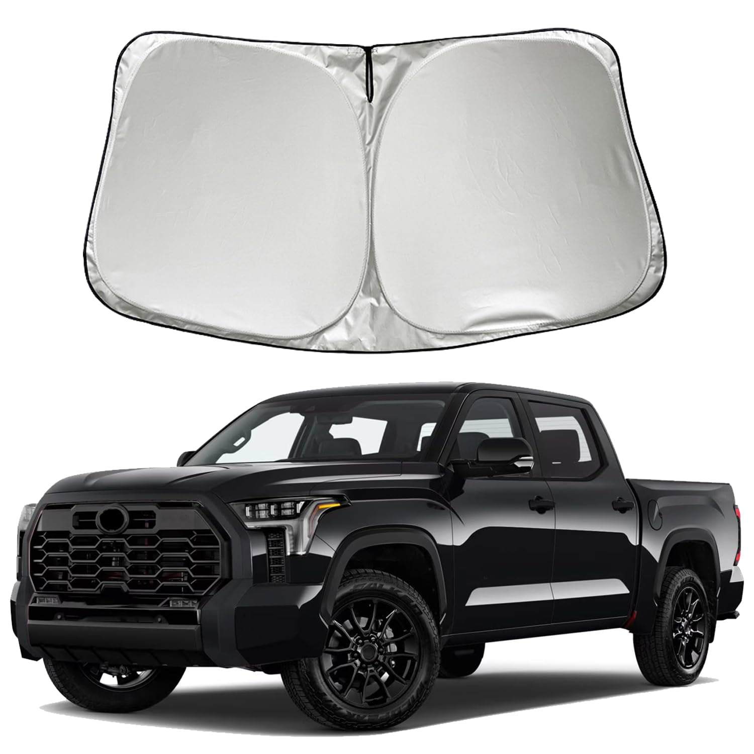 SZYUCHEN Car Windshield Sun Shade Sunshade Compatible with Tundra ...