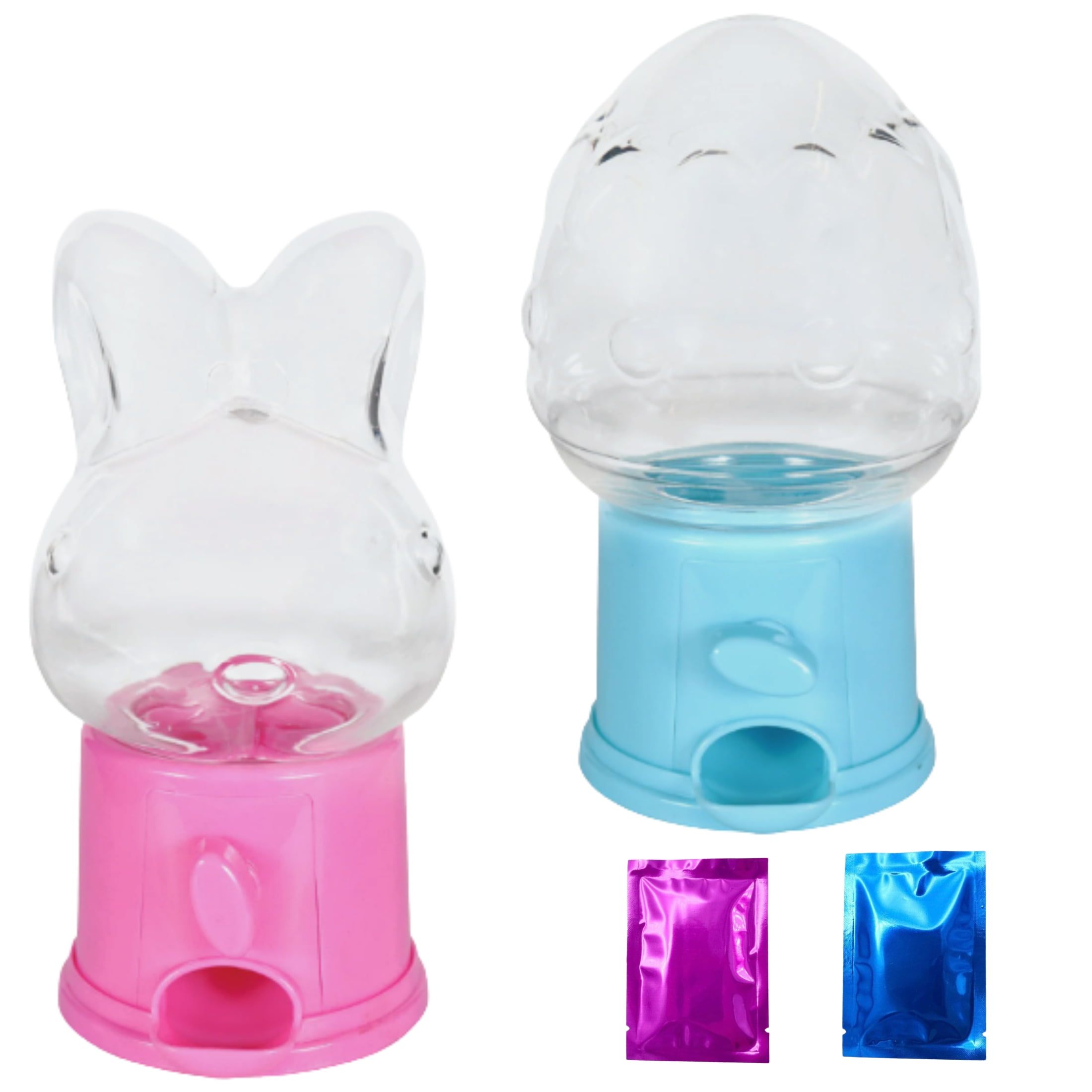 SZZL Easter Themed Candy Dispensers, 5.875in. Easter Egg with Blue Base ...