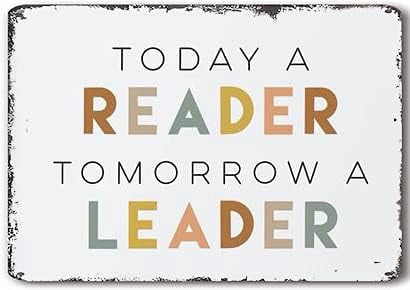 SaNavie A Reader Tomorrow A Leader-Classroom Decor Boho Motivational ...