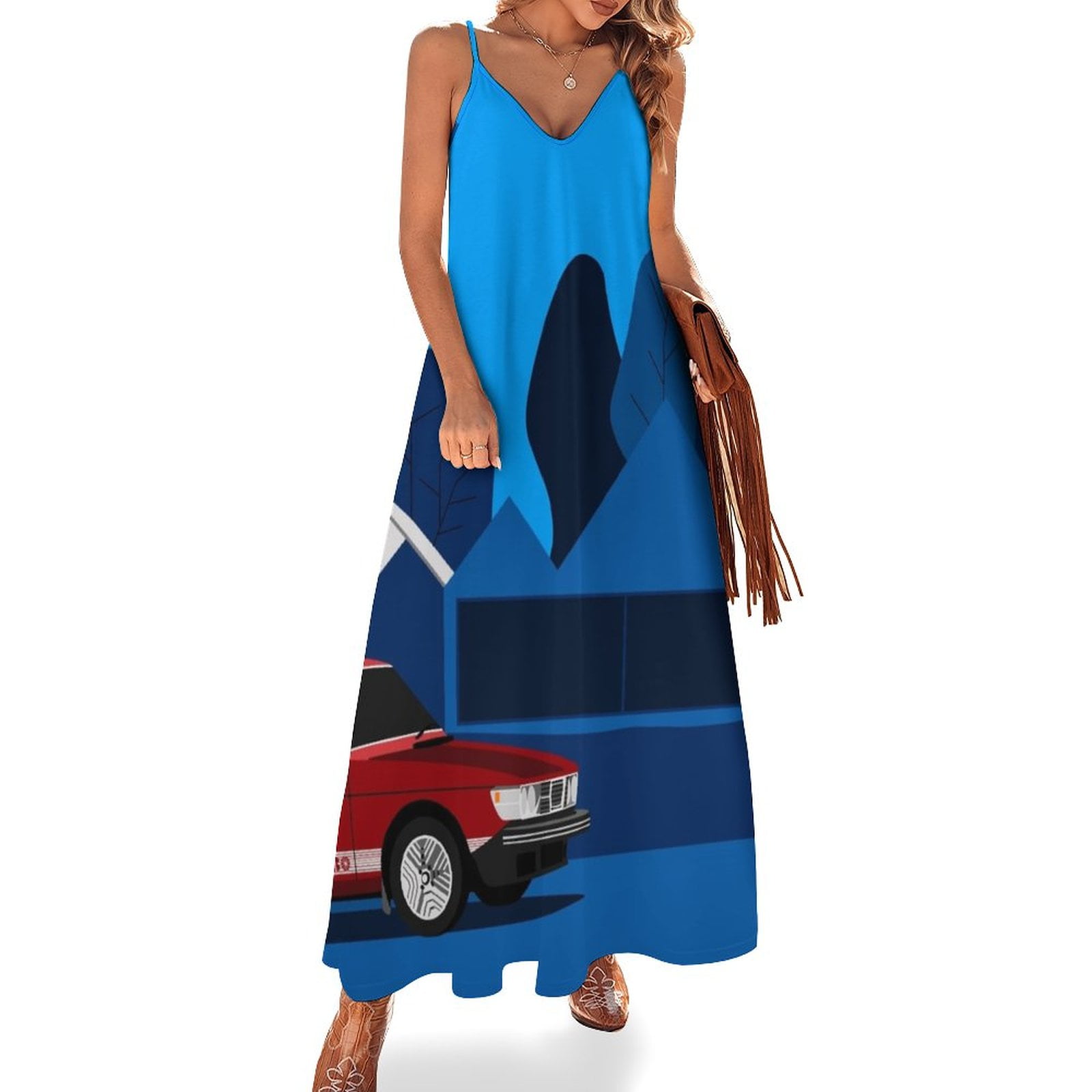 Saab 99 Sleeveless Dress ceremony dresses Women's summer dress women ...