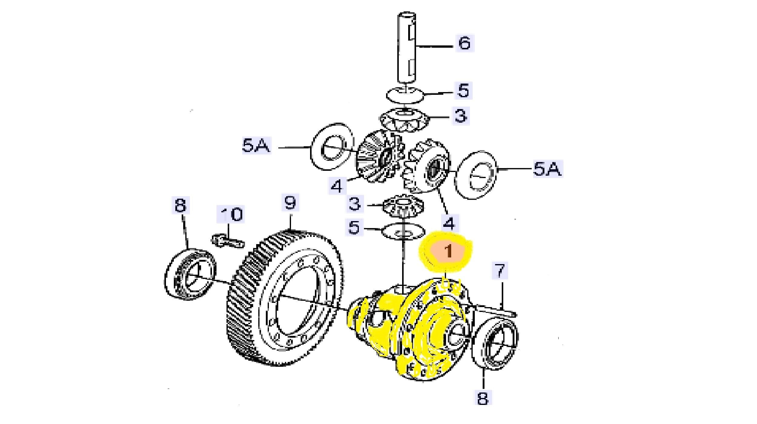 Saab Original 9-3, 900 Differential 90541202 - Walmart.com
