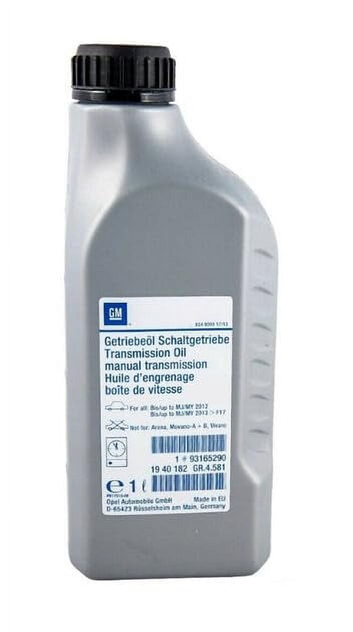 Saab Original 9-5, 9-3 Manual Trans Fluid (MTF) (1 Liter) 93165290 ...