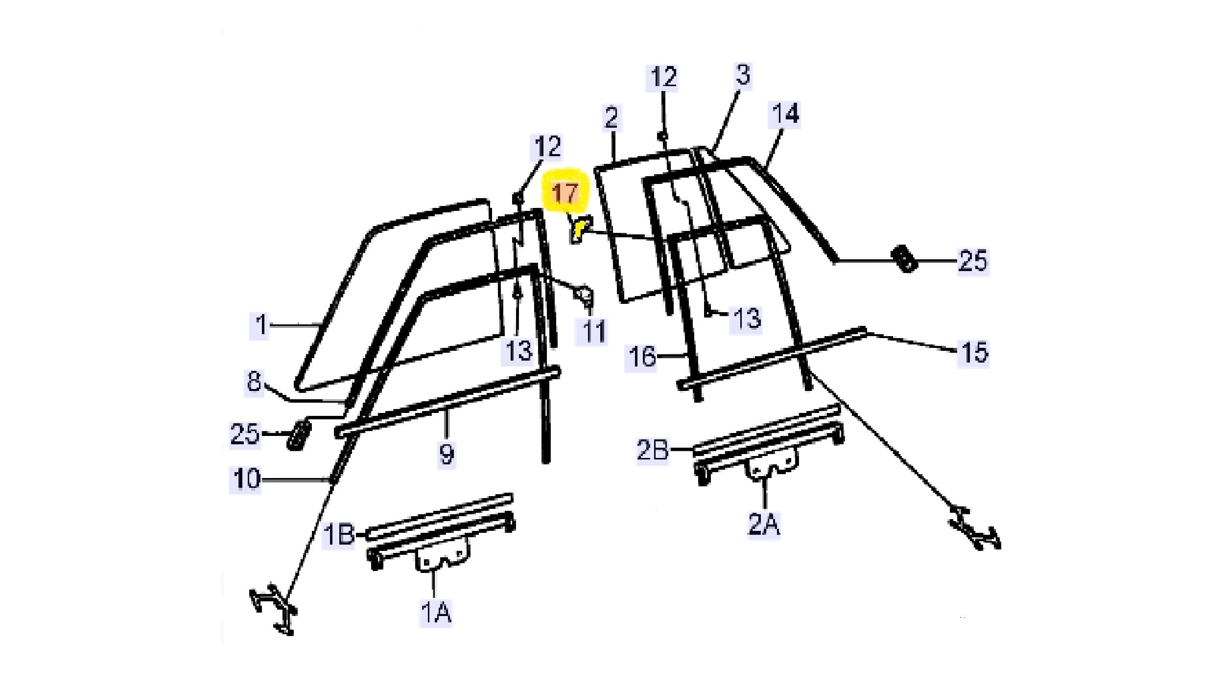 Saab Original 9000 Rear Decor Strip Corner Seal 9277286 - Walmart.com