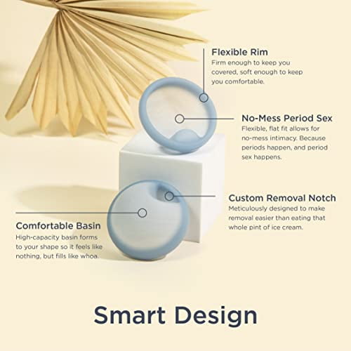 Saalt Menstrual Disc Duo - Soft, Flexible, Reusable Medical-Grade ...