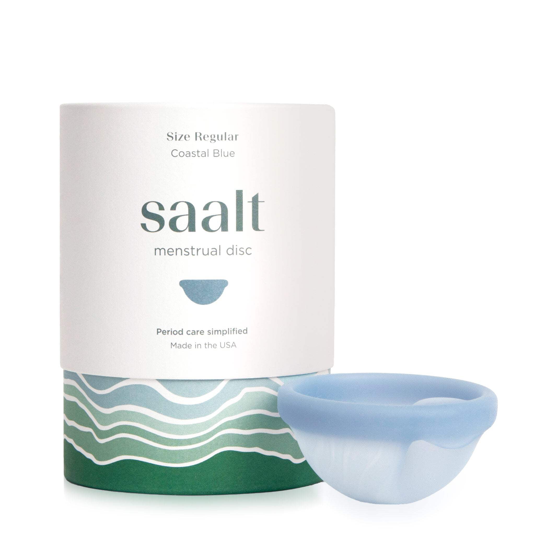 Saalt Flex Disk Menstrual Disc - Regular Size, Soft, Reusable, Medical ...