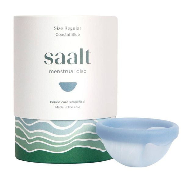 Saalt Flex Disk Menstrual Disc - Regular Size, Soft, Reusable, Medical ...