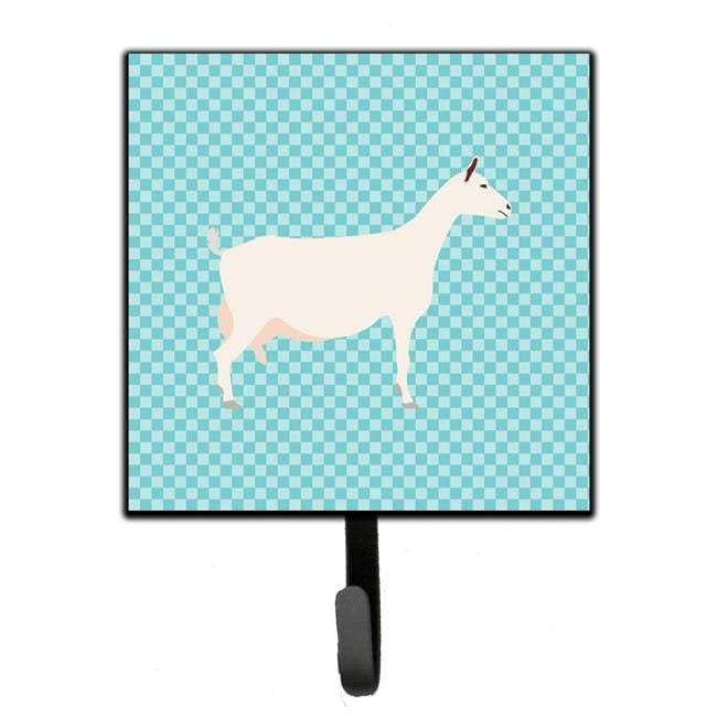 Saanen Goat Blue Check Leash or Key Holder - Walmart.com