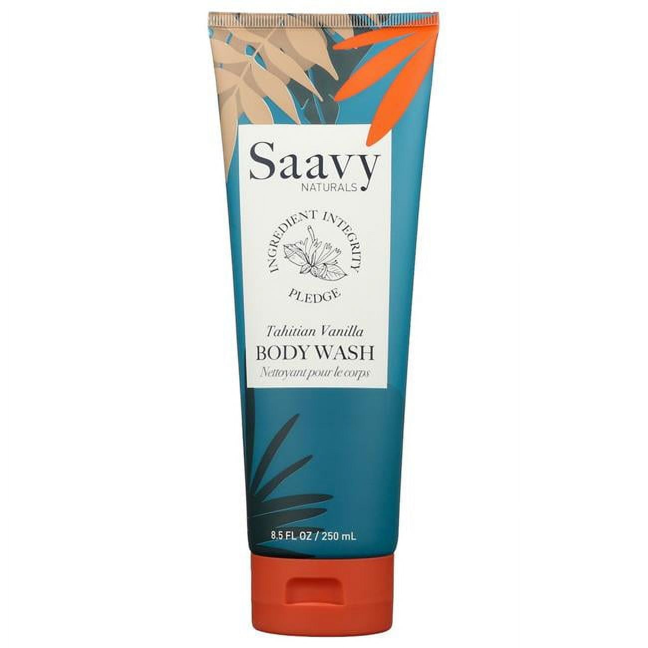 Saavy Naturals KHLV00393870 8.5 oz Tahitian Vanilla Wash Body - Walmart.com