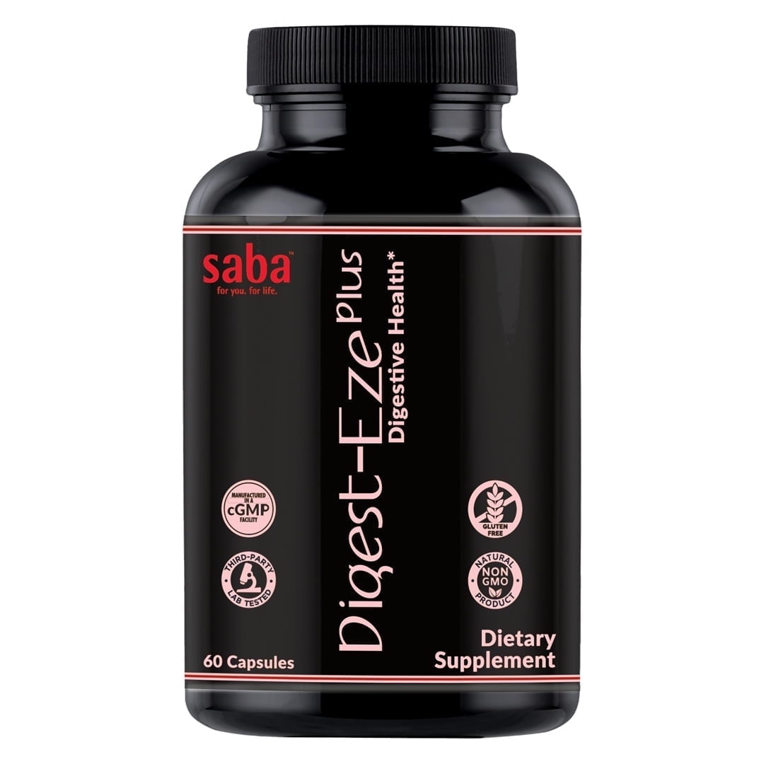 Saba Digestive Enzymes with Probiotics and Prebiotics, Broad Spectrum ...