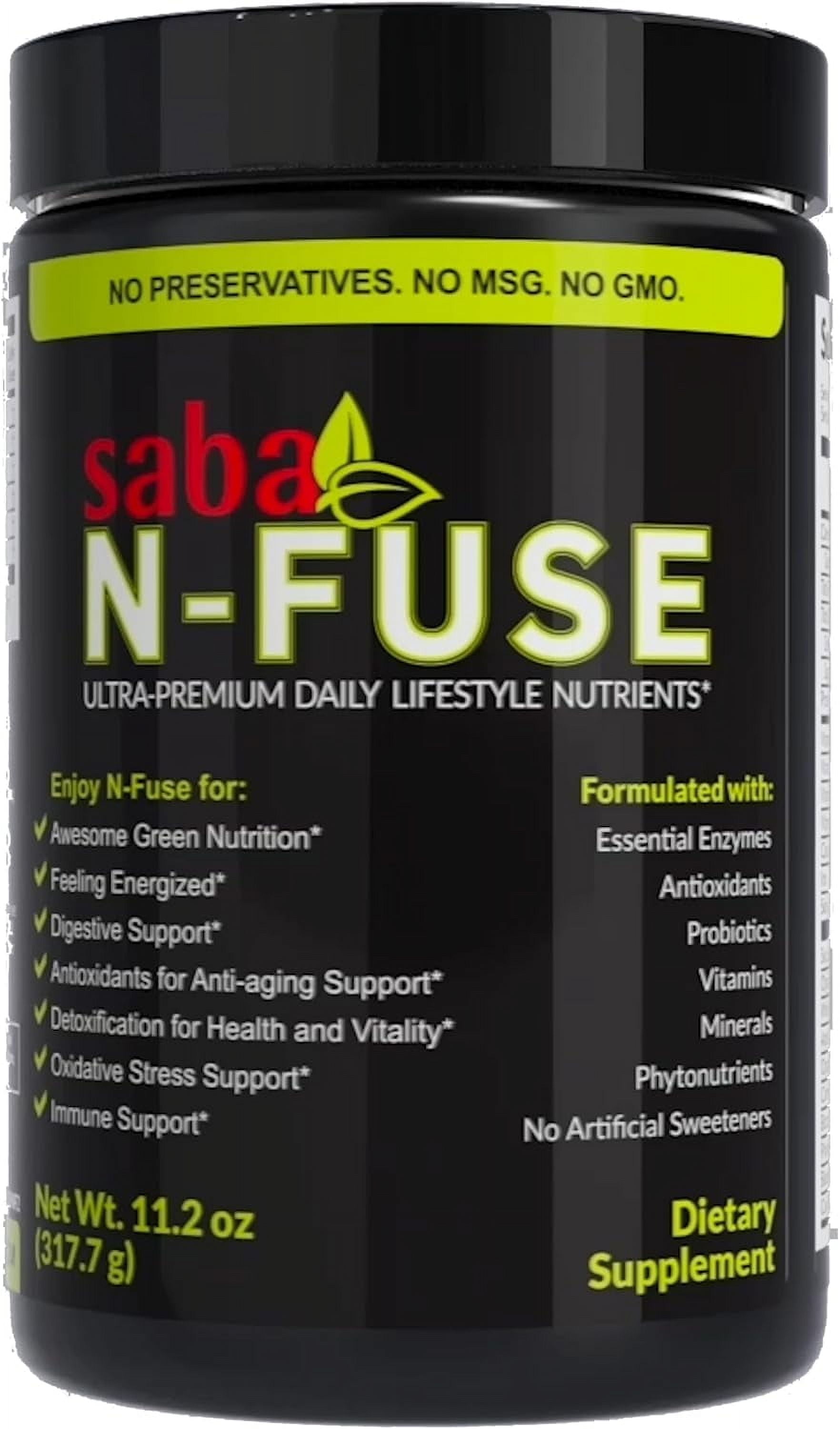 Saba N-Fuse Super Foods: Phytonutrients, Super Fruits, Probiotics ...