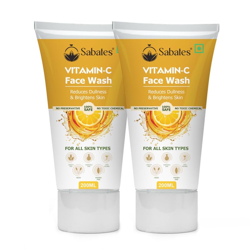 Sabates Vitamin C FaceWash For Brightens complexion and also promotes ...