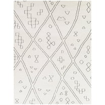 Quarterman Diamond Shag Area Rug - Walmart.com