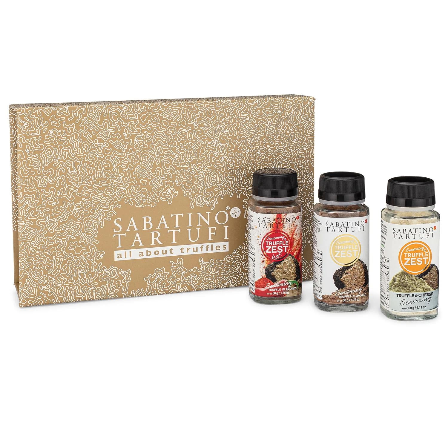 Sabatino Tartufi Truffle Zest OKA4 Trio, The Original All Purpose Gourmet Truffle Powder ...