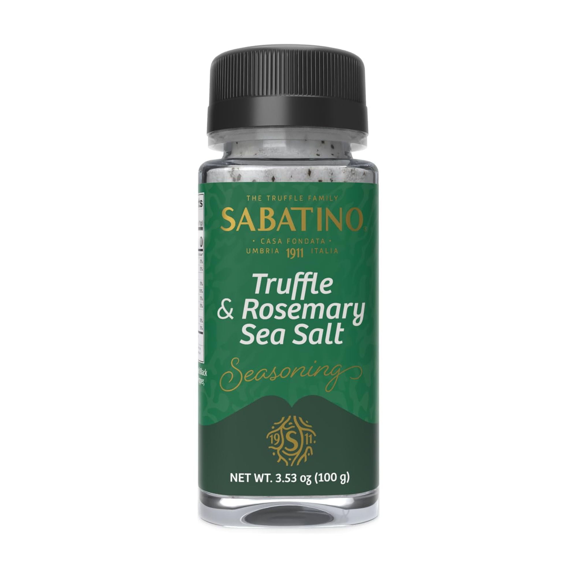 Sabatino Truffle & Rosemary SAF21 Sea Salt Seasoning, All Natural Gourmet Truffle Salt with ...