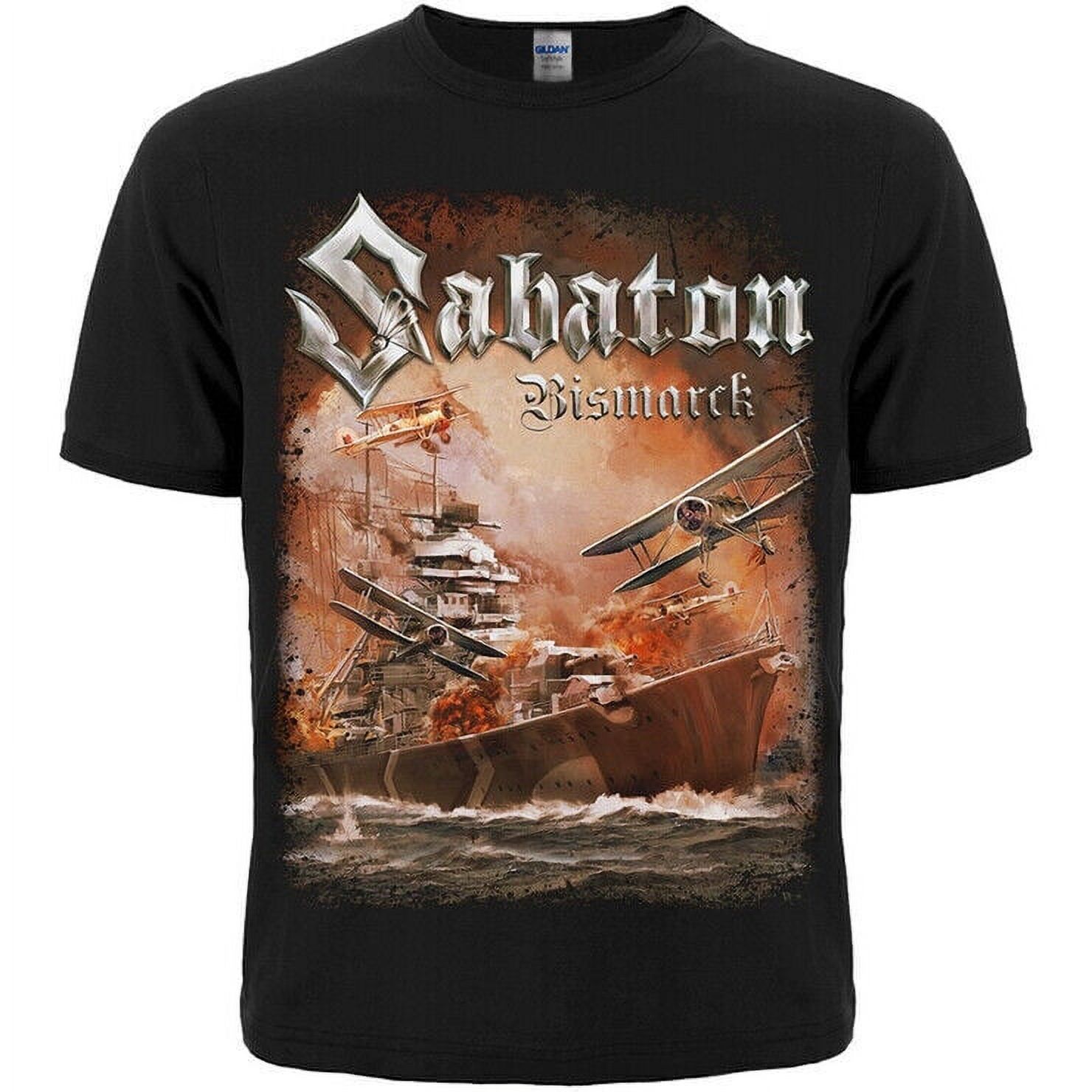 Sabaton Bismarck" T-Shirt Black" - Walmart.com