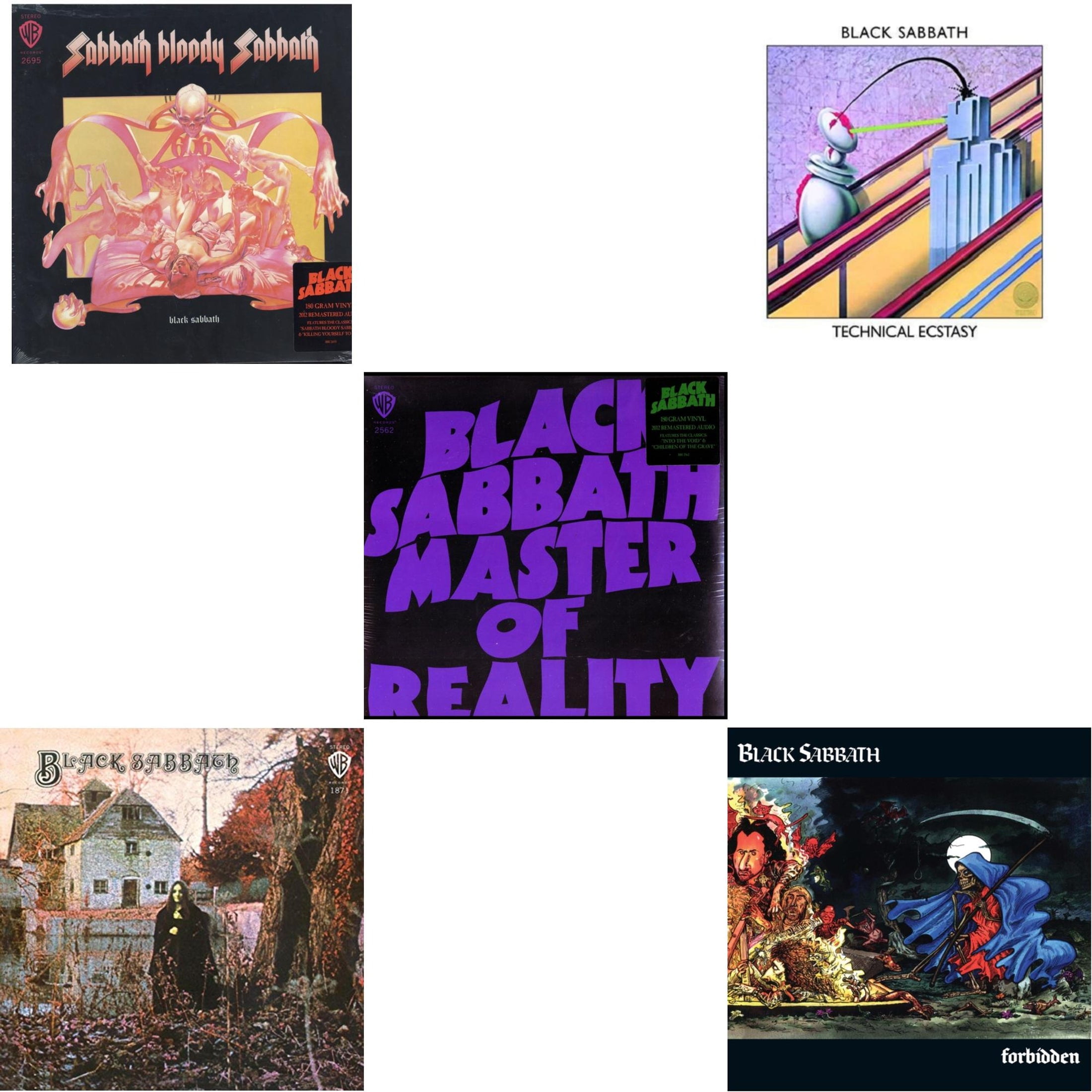 Sabbath Bloody Sabbath (180G) & Black Sabbath (180G) & Master Of ...