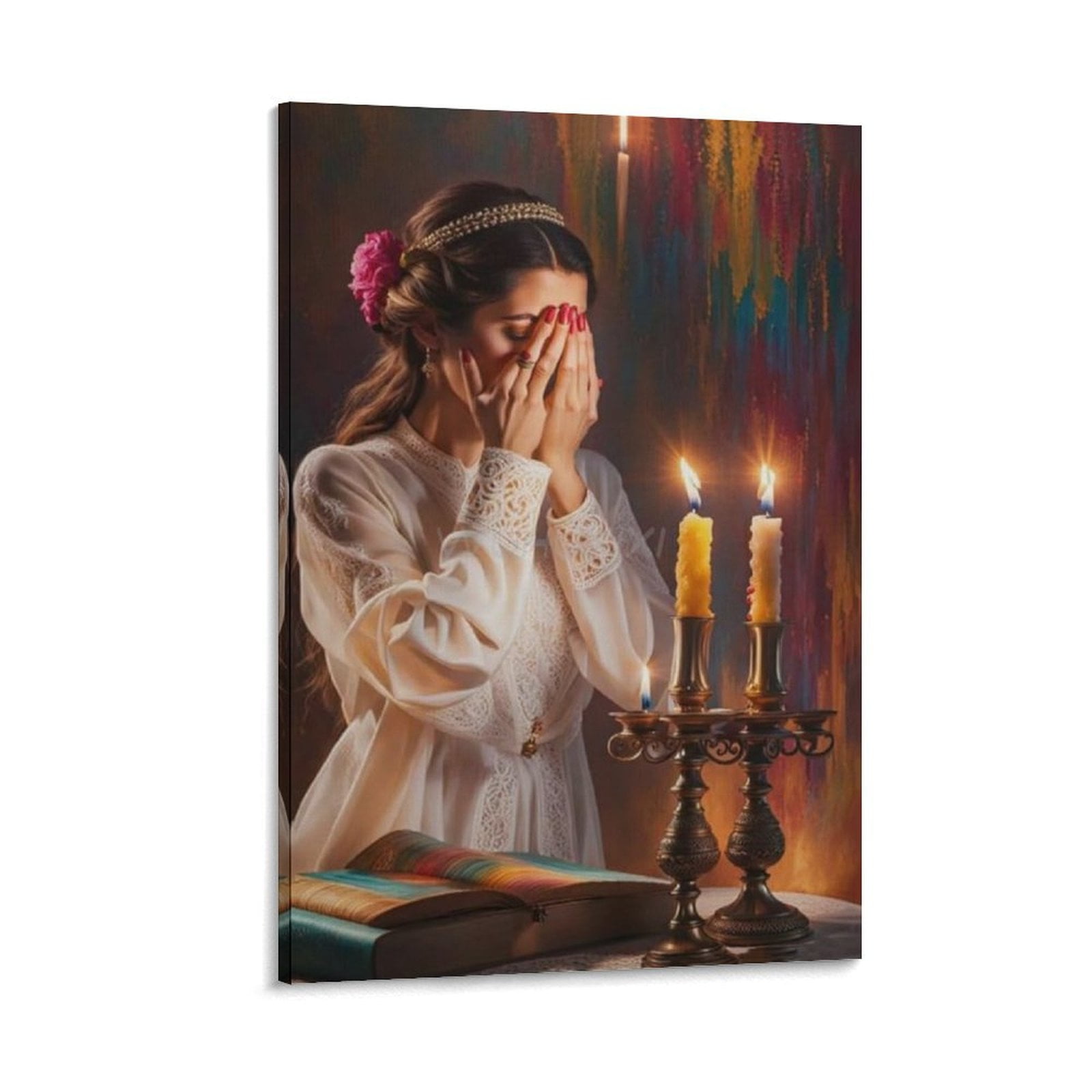 Sabbath Jewish Mural Poster Canvas Wall Art Poster Decorative Bedroom ...